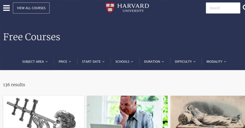 Harvard lanzó una serie de cursos gratuitos abiertos a todas las personas interesadas - Becas y ...